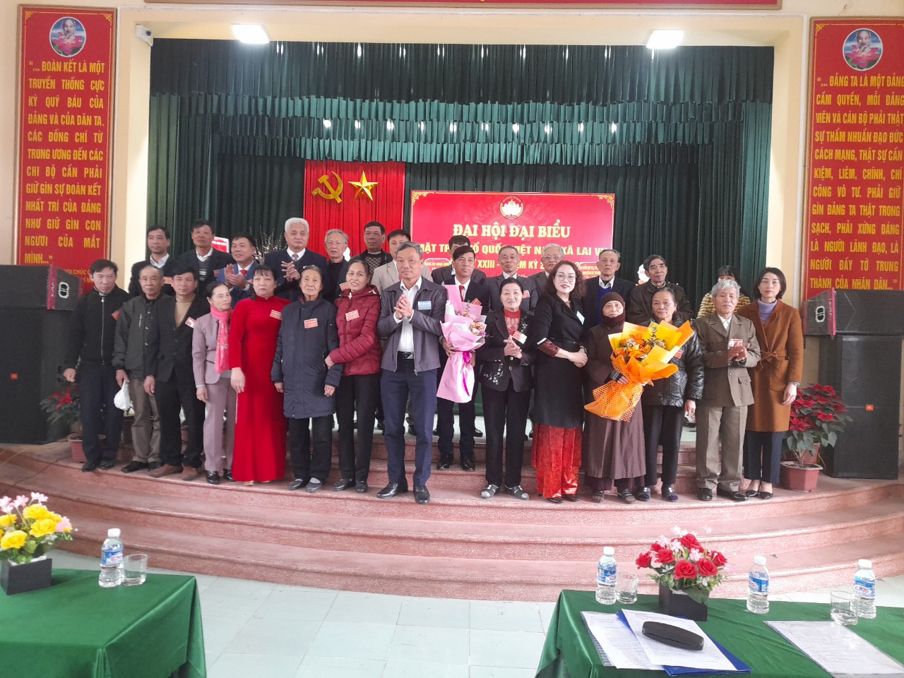 Đại hội đại biểu Mặt trận Tổ quốc Việt Nam xã Lai Vu thành công tốt đẹp.